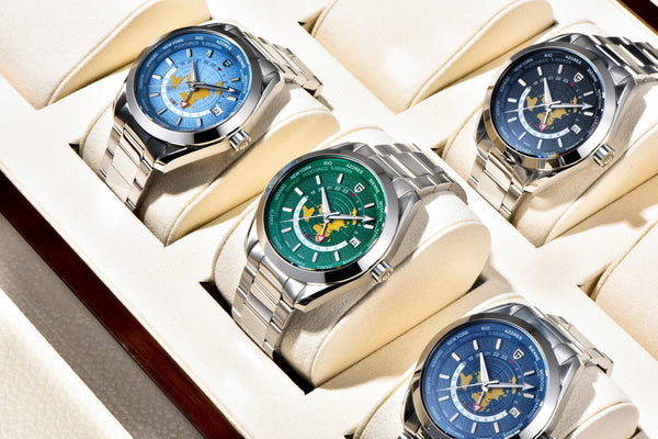 PAGANI New World (GMT Zone Map) Men's Watch – Molly International
