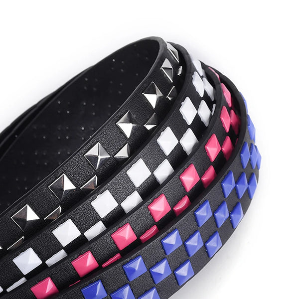 Checker Style Leather Belts – Molly International
