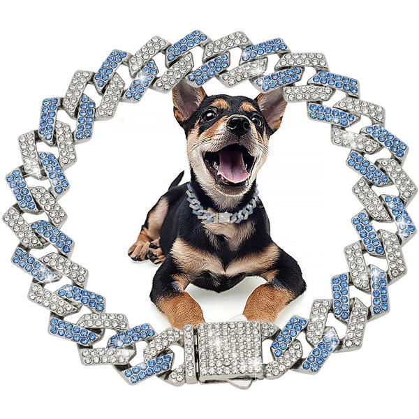 PET Diamond Chain Collars – Molly International