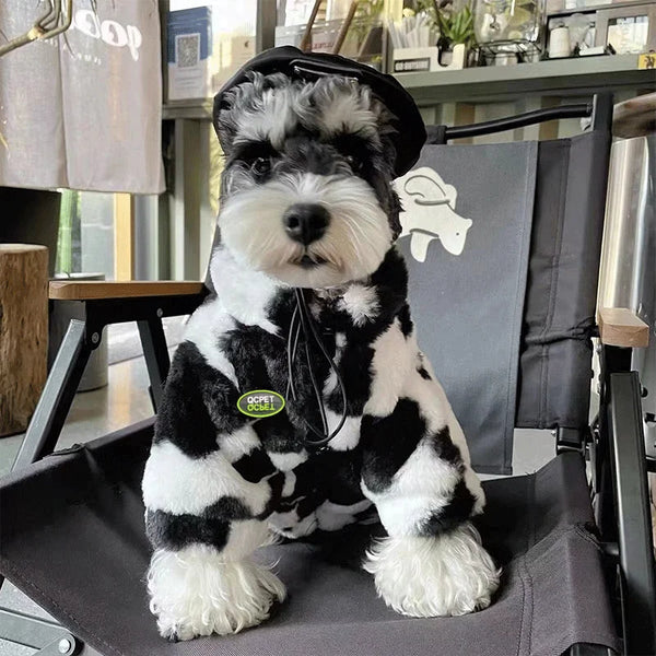 Winter Fashion (Black/White) Dog Coat – Molly International